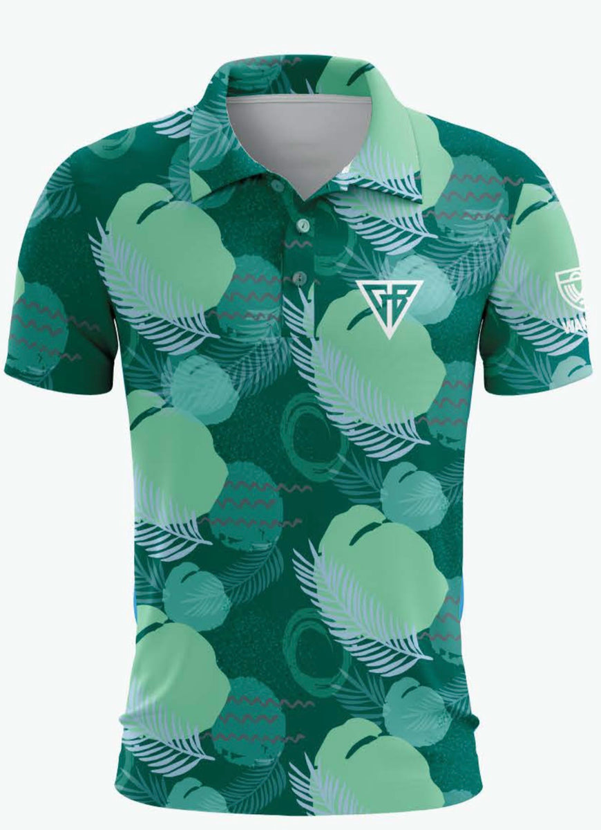 Gannon Buhr 2023 Polo - Floral (Test Blend) – Wander Disc Golf
