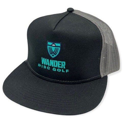 Wander Mesh Back Flatbill Snapback Trucker Hat – Wander Disc Golf